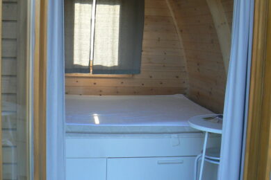 Slapen in de natu­ur: dat kan in de pod­hous­es van Cam­p­land - Campland Arcen